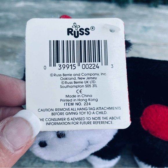 Toys | Vintage Russ Luv Pets Brandy Bull Cow Small Stuffed Animal Plush ...